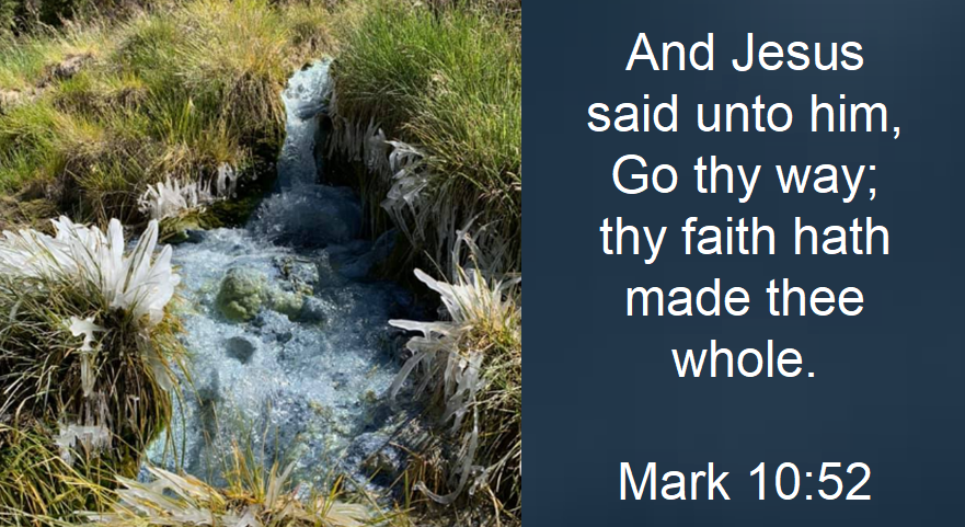 HEALING FAITH – DIGGING A WELL MINISTRIES