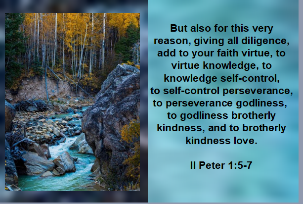 WHAT SHOULD WE ADD TO OUR FAITH? – DIGGING A WELL MINISTRIES